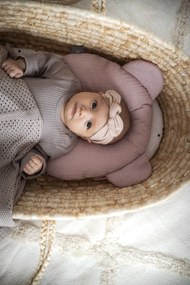 Sleepee Mušelínový fixační polštář TMAVĚ ZELENÝ pro miminko