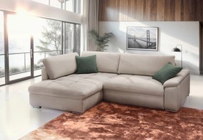 XXXLutz ROHOVÁ SEDAČKA, textil, pískové barvy MID.YOU - Sedací soupravy - 000694008005