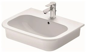 Duravit 337540000 - Zápustné umyvadlo D-CODE 54,5x43,5 cm keramika/lesklá bílá 0337540000