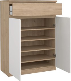 FALCO Botník Simplicity 209 jackson hickory/bílá