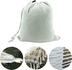 Velká závěsná houpací síť pro dva Hamaka XXL BOHO Baby Mix ecru