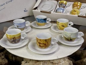 Sada 6 šálků na espresso Thun – Vincent van Gogh