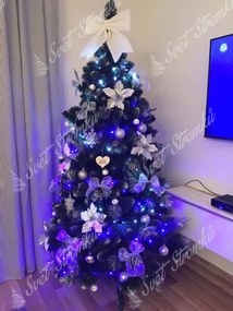 Umělý vánoční stromek Borovice Stříbrná 120cm