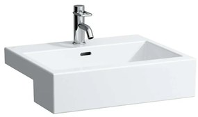 Laufen Living - Umyvadlo zápustné 55x46 cm, s 1 otvorem pro baterii, bílá H8134320001041