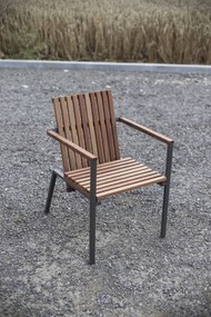 Zahradní nábytek Egoé Zahradní židle s područky Axis Dřevo: akát ošetřený olejem