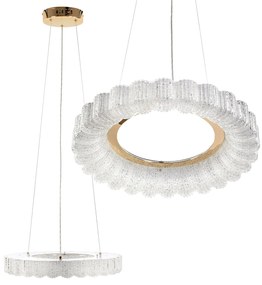 Toolight Závěsné LED osvětlení Urban B14 MS018-CP 40 cm růžová zlatá