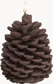 Ručně vyrobená vánoční LED svíčka's realistickým plamenem Pine Cone