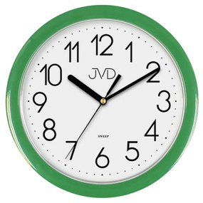 Plastové, nástěnné hodiny JVD HP612.13 zelené