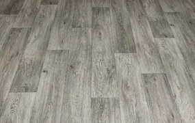 BEAUFLOR PVC podlaha - lino Toptex Aged Oak 967M řez šíře 5 m x délka 3,96 m - tmavý dekor dřeva s patinou