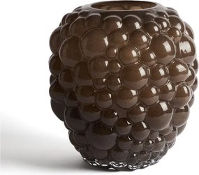 Hnědá skleněná váza (výška 30 cm) Mure – Kave Home