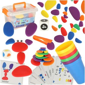 Creative Corner Kreativní oblázky barevné montessori puzzle