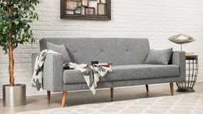 Hanah Home Rozkládací pohovka DUBLIN šedá 825BLC1169