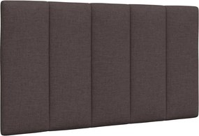 Rám postele bez matrace Hanko tmavě hnědá 80 x 200 cm textil 3310352