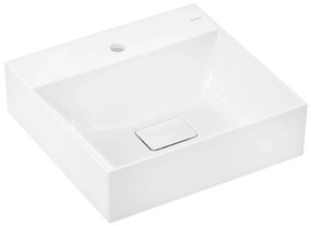 Hansgrohe Xevolos E - Umývátko 50x48 cm, bez přepadu, otvor pro baterii, SmartClean, bílá 61088450