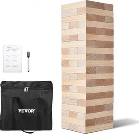 Hračka Tumbling Timber hračka 60 bloků Giant Tumble Věž Blocks Hra Taška