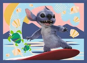 TREFL Puzzle Lilo  Stitch: Prázdniny na Havaji 4v1 / 35+48+54+70 dílků