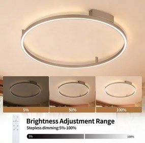 Brilagi - LED Stmívatelné svítidlo PORTOFINO LED/60W/230V pr. 80 cm béžová + DO