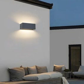 Brilagi - LED Venkovní nástěnné svítidlo DONNANI LED/7W/230V 20 cm antracit IP44