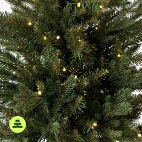 Smrk Přírodní 100 LED 90 cm