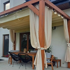 Pergola samostatná do prostoru PROFI - rovná střecha