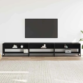TV skříňka černá 270 x 40 x 46 cm kompozitní dřevo 3300810