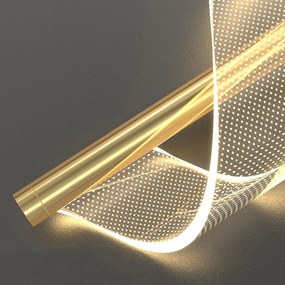 Toolight Toolight, LED stropní svítidlo 110cm, 3.6W, APP1550-CP, zlatá, OSW-05477