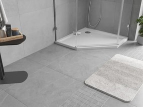 Mexen Flow pětiúhelníkový sprchový kout slim 80 x 80 cm, bílý lesk - 46P108080