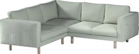 Potah na pohovku IKEA Norsborg rohová 4-místná barva modrá látka pletený vzor