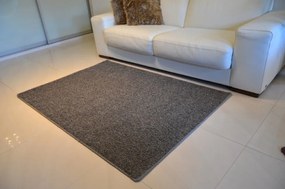 Kusový koberec Color Shaggy šedý Varianta: Srdce průměr 120 cm