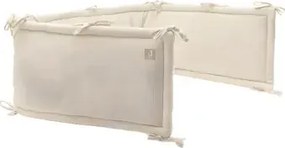 Jollein Little Waffle písková / Mantinel do postýlky / 180 × 30 cm / o