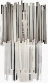Pipe Organ Wall M Chrome – křišťálová nástěnná lampa 45 cm