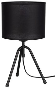 Tami Stolní lampa 1xE27 Max.60W černá / černá PVC / černá
