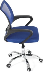 Dětská otočná židle modrá KA-L103 BLUE