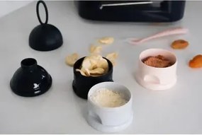 Beaba Sada kelímků na sušené mléko/svačinu tmavě modrá/šedá/růžová