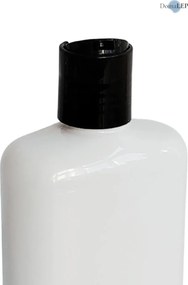 Dávkovač na mýdlo 250 ml bílý s černým DISC TOP LIMA