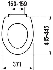 Jika Zeta WC sedátko bílá H8932740000001