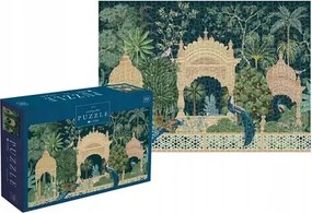 INTERDRUK Puzzle Secret Garden: Paví palác / 1000 dílků / 67 x 48 cm