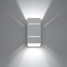 Sollux Lighting Nástěnné svítidlo BLOCCO bílé