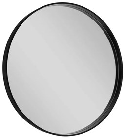 Sapho NOTION kulaté zrcadlo v rámu ø 60cm, černá mat - NT600