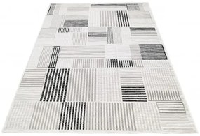 Moderní kusový koberec GRACE 6351A Geometrický krémový světle šedý Rozměr: 200x300 cm