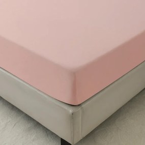 Prostěradlo z mikrovlákna MICROVELLE světle růžové 180x200 cm