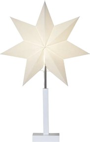Star trading Stolní lampa hvězda KARO V.70 cm bílá