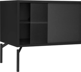 Černý TV stolek 116x55x42 cm Met Mini – noo.ma