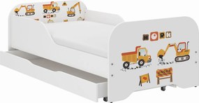 Wooden Toys Dětská postel MIKI 140x70 STAVBA