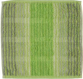 Ručník Cashmere s pruhy 30 x 30 cm kiwi