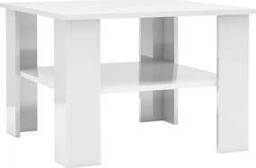 vidaXL Konferenční stolek 60x60x42 cm kompozitní dřevo [800215] Barva: Bílá