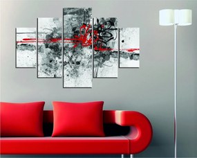Vícedílný obraz Black Red 92 x 56 cm