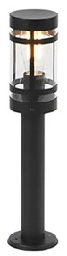 Moderní venkovní lampa černá 50 cm IP44 - Gleam