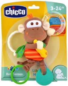 Kousátko chicco kousátko/chrastítko vibrující opice 3 m+