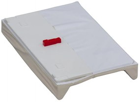 Scarlett Přebalovací podložka s kapsou 80 x 50 cm Oslík - Bílá